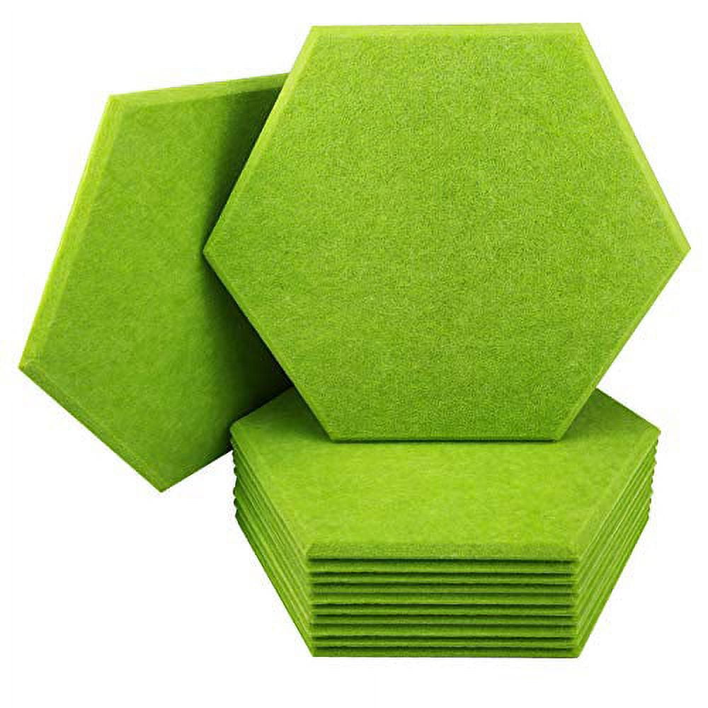 JBER Professional Hexagon Acoustic Foam Panels, Sound Proof Padding ...