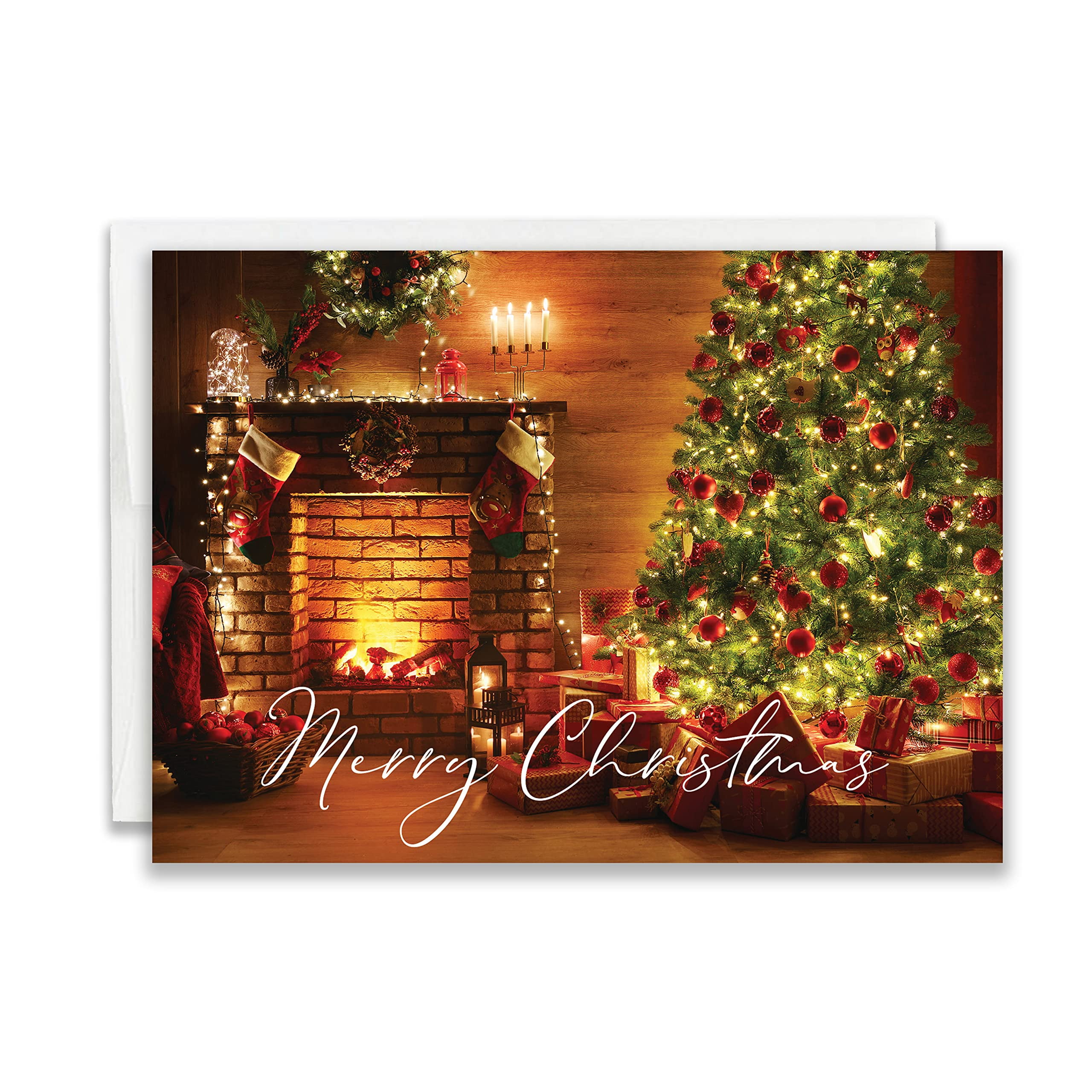 JBH Creations Cozy Cabin Christmas Card - Pack of 24 C44 - Walmart.com