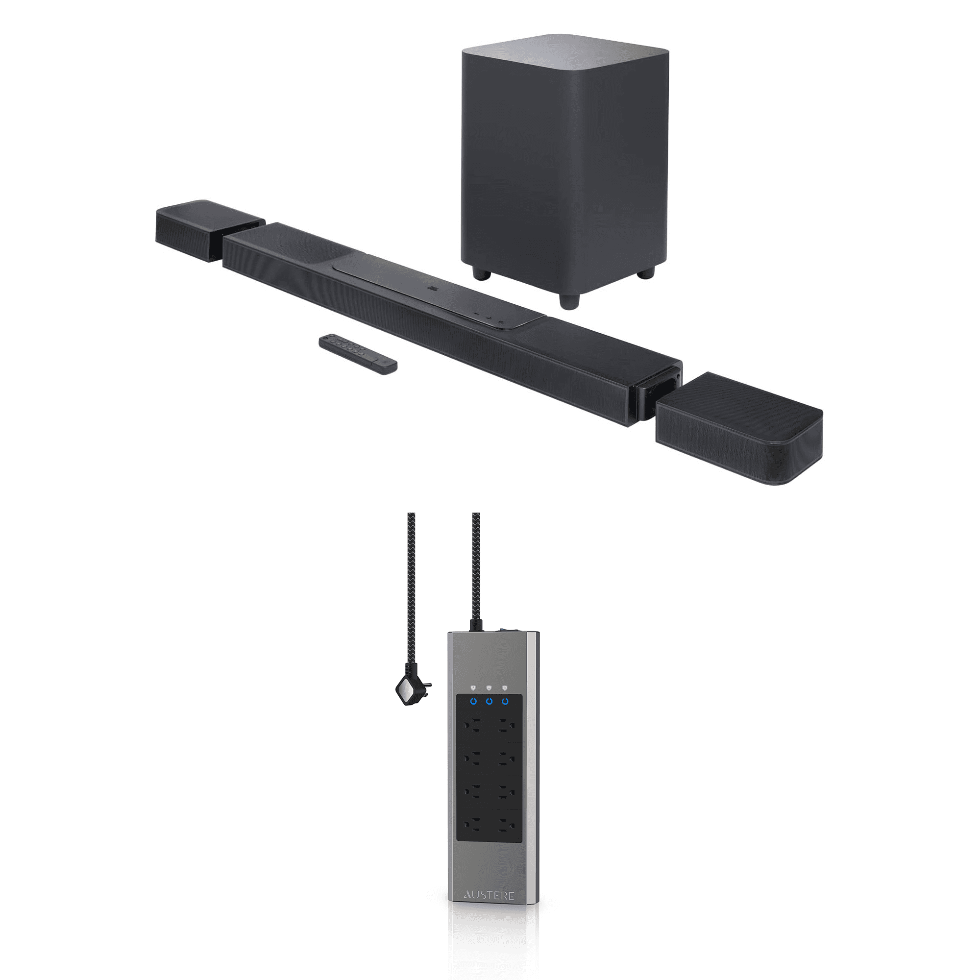 JBL BAR-1300X 11.1.4ch Soundbar and Subwoofer with Surround Speakers ...