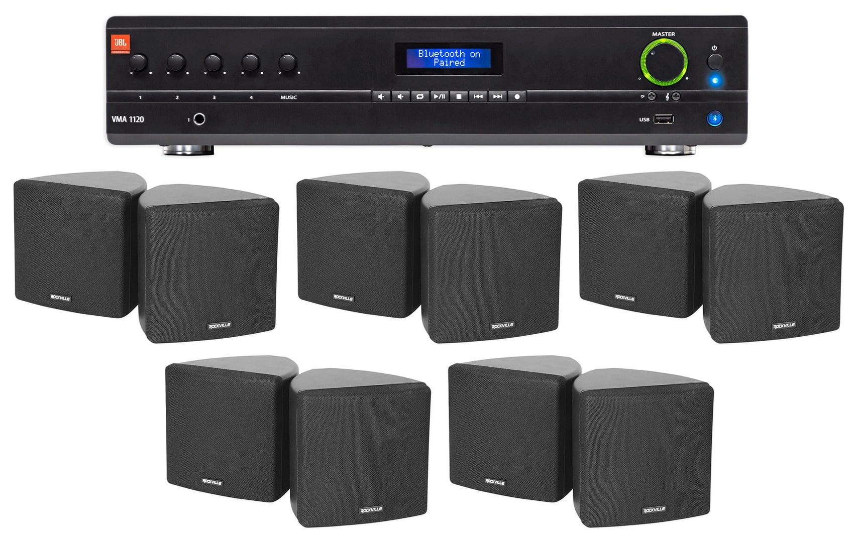 JBL VMA1120 - Audio system - 120 Watt (total) - Walmart Business Supplies