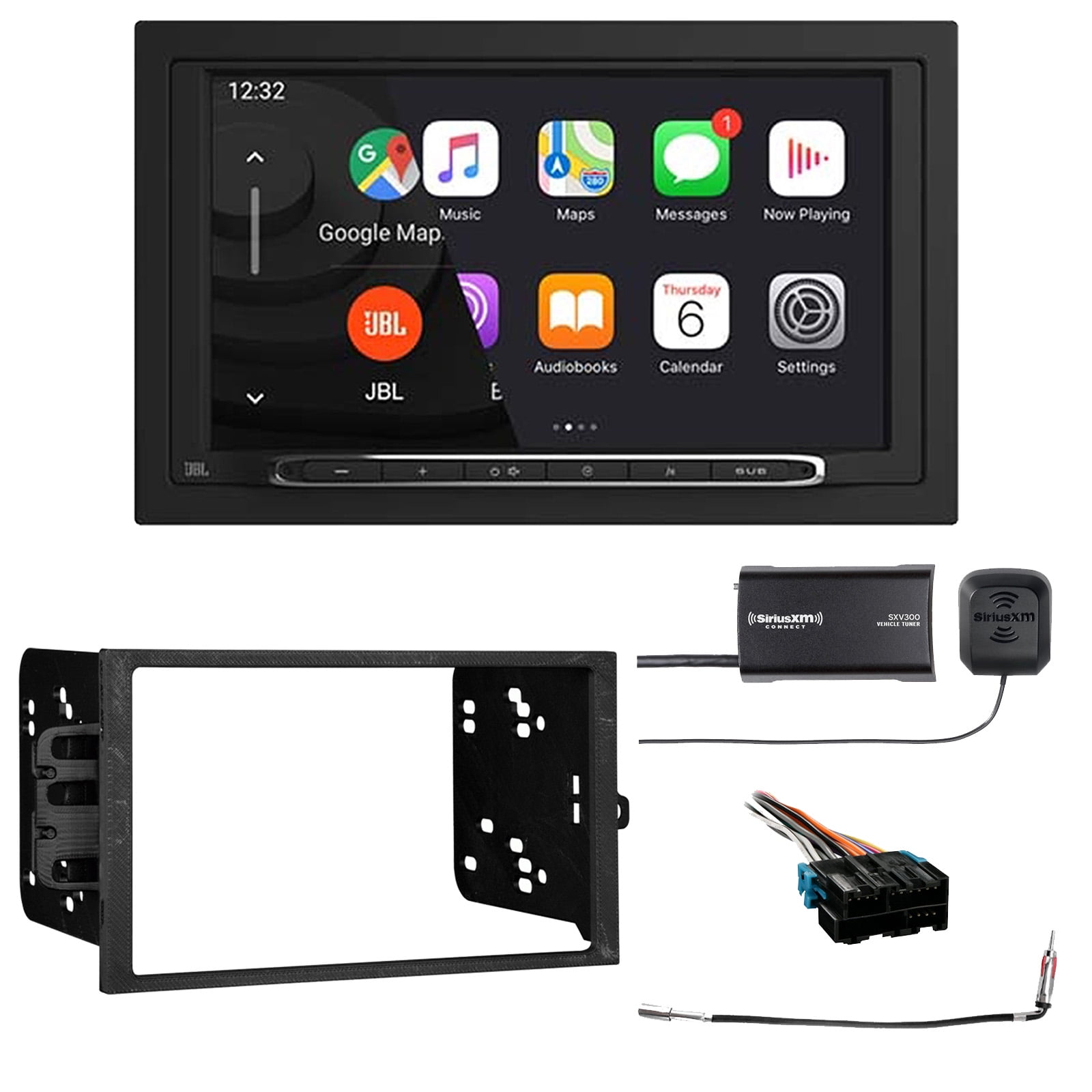 JBL Legend 700 7” Touchscreen Display Double-DIN Mechless Bluetooth AM ...