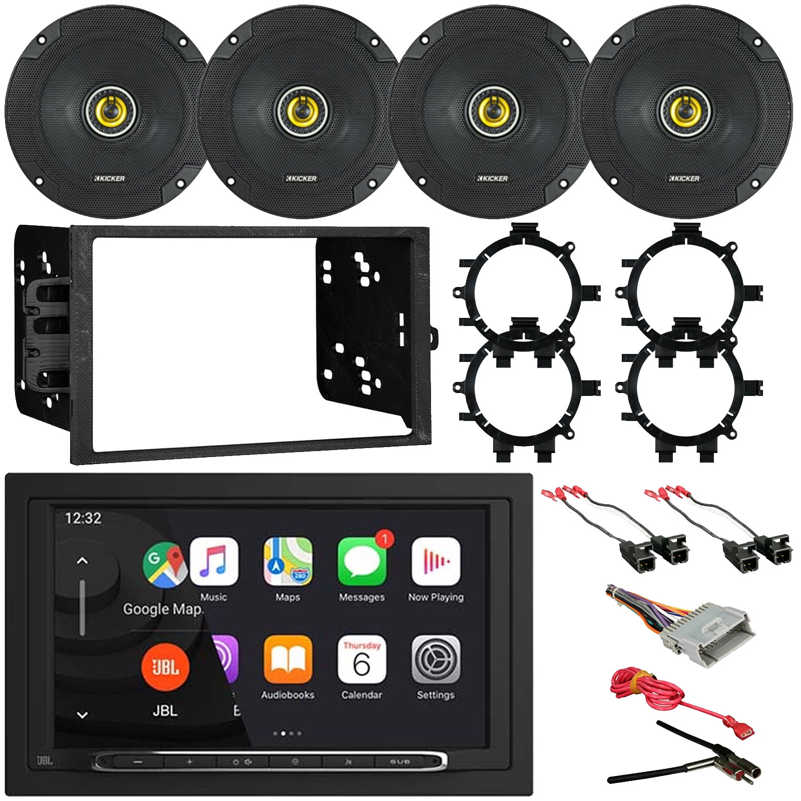 JBL Legend 700 7” Touchscreen Display Double-DIN Mechless Bluetooth AM ...