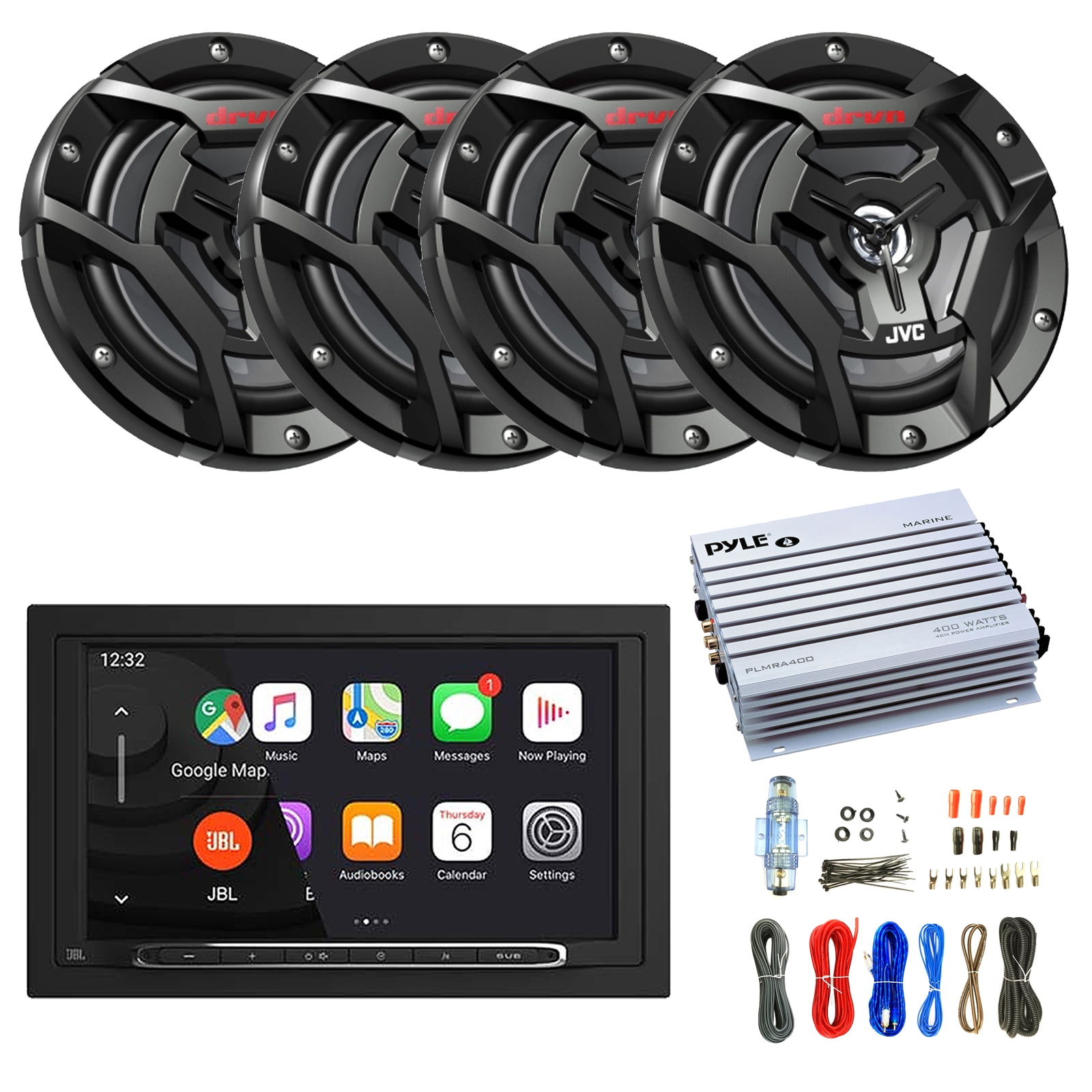 JBL Legend 700 7” Touchscreen Display Double-DIN Mechless Bluetooth AM ...