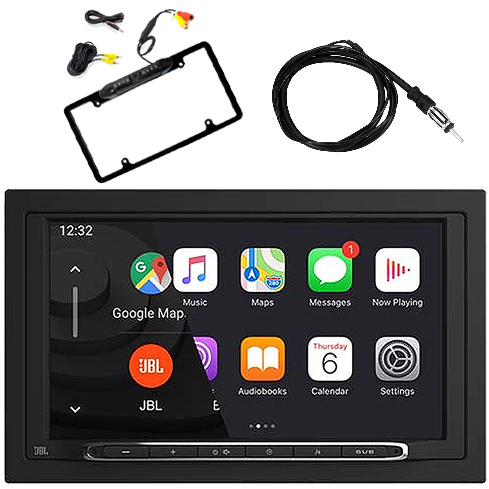JBL Legend 700 7” Touchscreen Display Double-DIN Mechless Bluetooth AM ...