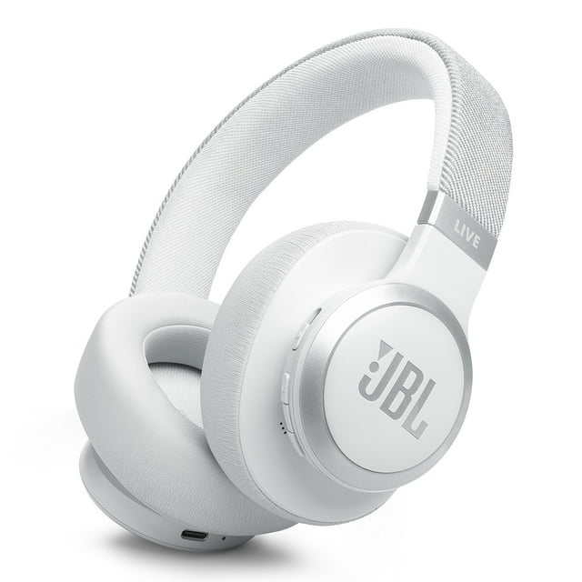 JBL Live 770NC Wireless Over-Ear Adaptive Noise Cancelling Headphones ...