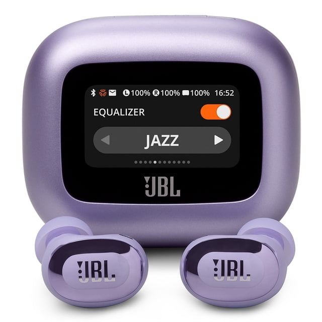 JBL Live Buds 3 Noise-Cancelling Earbuds with Smart Case (Purple ...