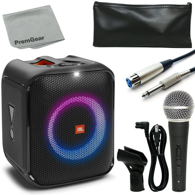 JBL Partybox Encore Essential Wireless Speaker: 100W Sound, Built-in Light Show, Bundled with ...