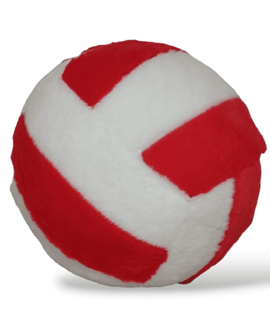JBSportsPlush Plush Volleyball Pillow, Oversized 13" Diameter, Bright ...