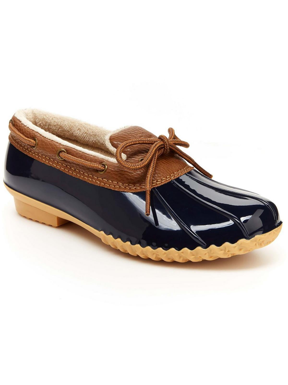 JBU BY JAMBU Womens Navy Water Resistant Woodbury Round Toe Slip On ...