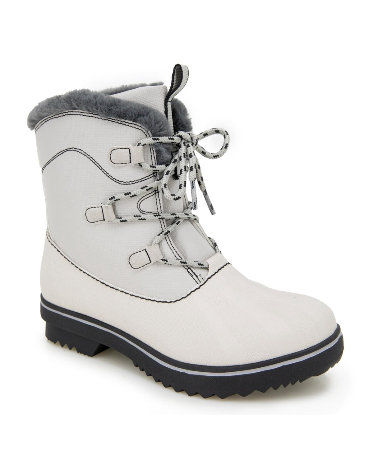 JBU Brisky Lace-Up Ankle-High Water-Resistant Boots for Women, Stone ...