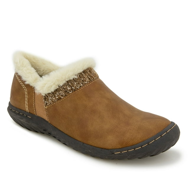 JBU By Jambu Womens Jade Fur Lined Oxford Flat, Adult, Tan, 8 M US ...