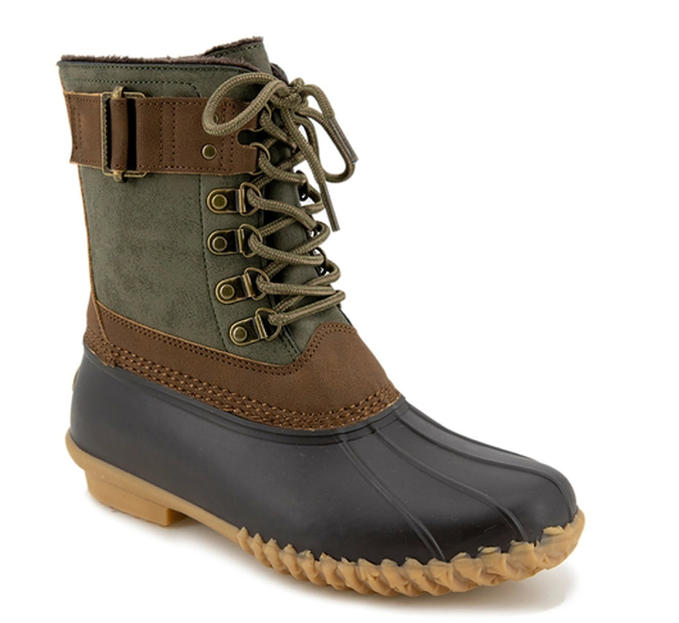 JBU By Jambu Womens Windsor Waterproof Mid Calf Duck Boot, Adult, Army ...