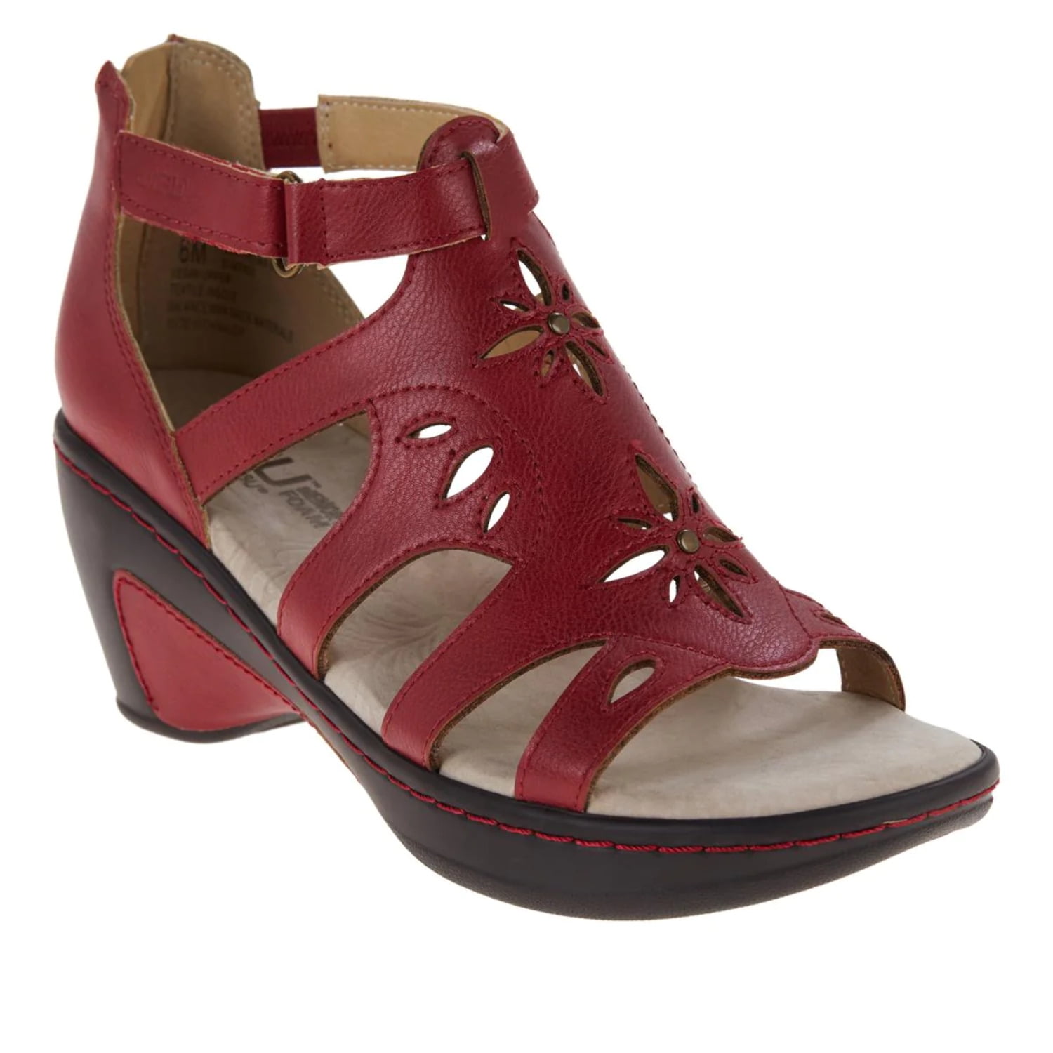 JBU by Jambu Northstar Laser-Cut Wedge Sandal - Walmart.com