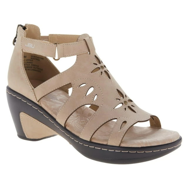 JBU by Jambu Northstar Laser-Cut Wedge Sandal - Walmart.com