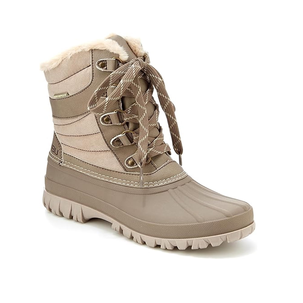 JBU by Jambu Women's Casey Boot Taupe/Dark Taupe 9 - Walmart.com