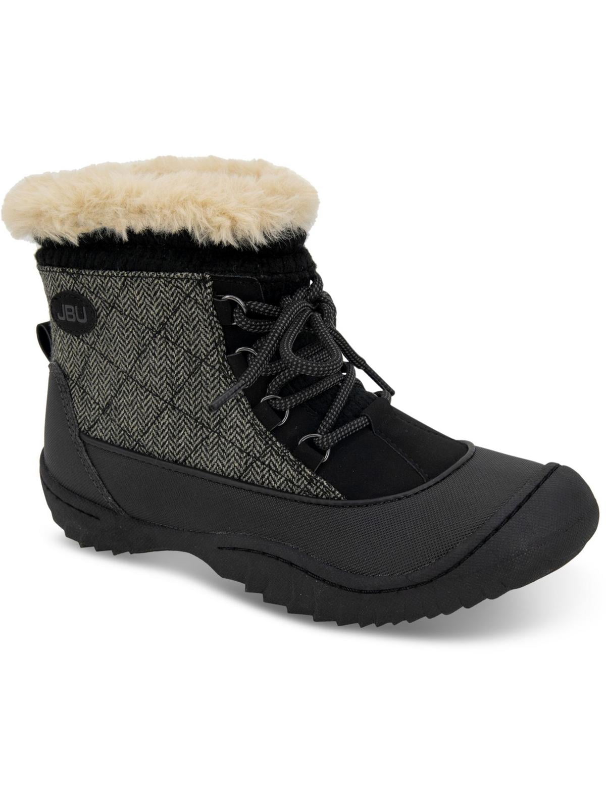 JBU by Jambu Womens JANE Leather Cold Weather Ankle Boots - Walmart.com