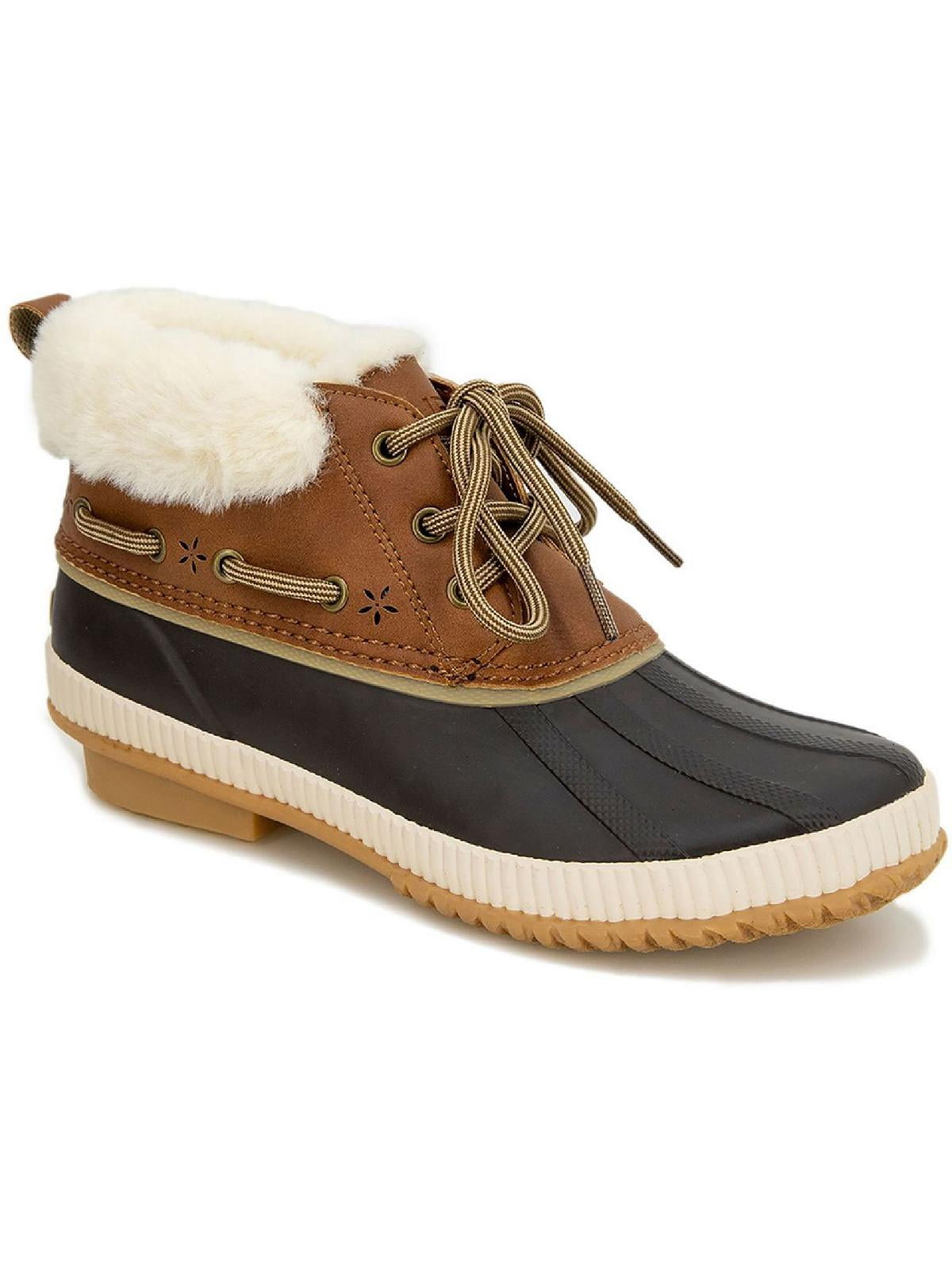 JBU by Jambu Womens MARIA Warm Faux Fur Ankle Boots - Walmart.com
