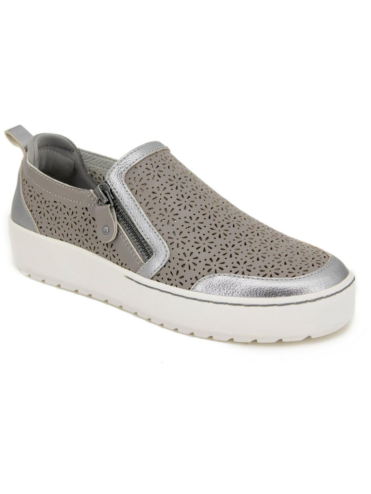 JBU by Jambu Womens Memory Foam Leather Slip-On Sneakers - Walmart.com