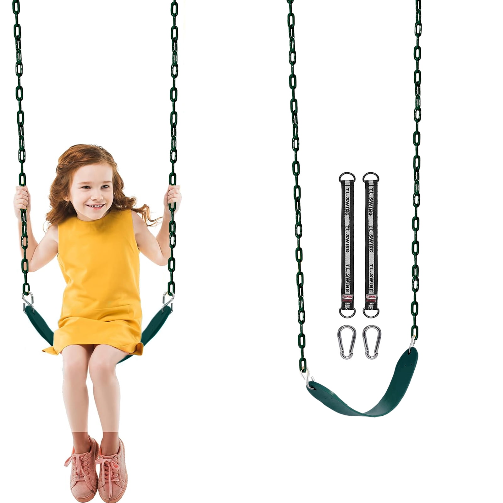 "JBee Ctrl Children's Outdoor Baby Swing Seat with 60"" Heavy Duty ...