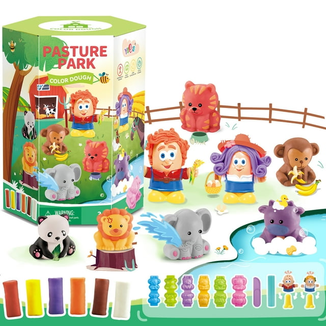 JBee Ctrl Play Dough Set for Kids, Creative Animal Molding Toys for ...