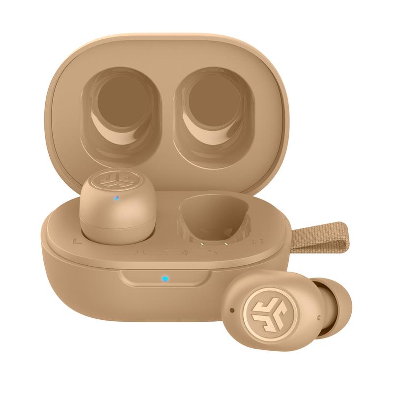 JBuds Mini True Wireless Bluetooth Earbuds + Charging Case, Charcoal ...