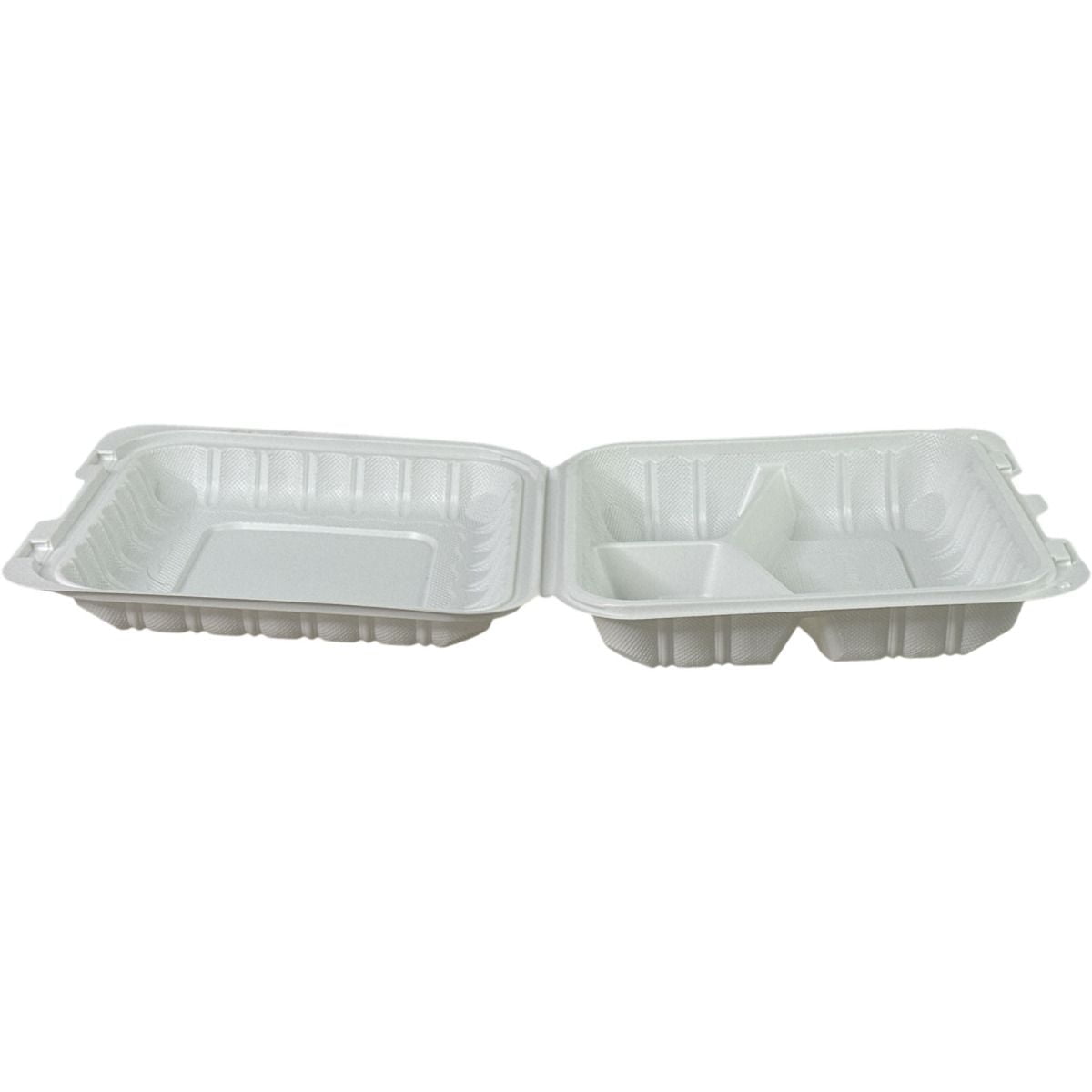 JC 150 Sets White 8"x8" Microwaveable Takeout Containers with Lids ...