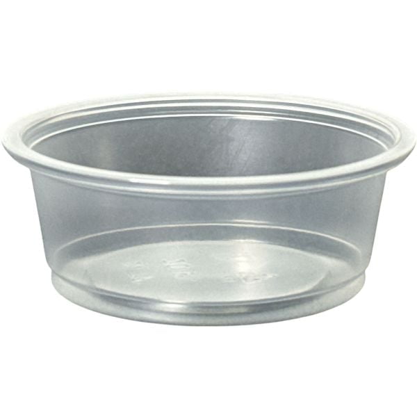 JC 2500 Pcs Clear Plastic Portion Cups - 1.5 oz Disposable Containers ...