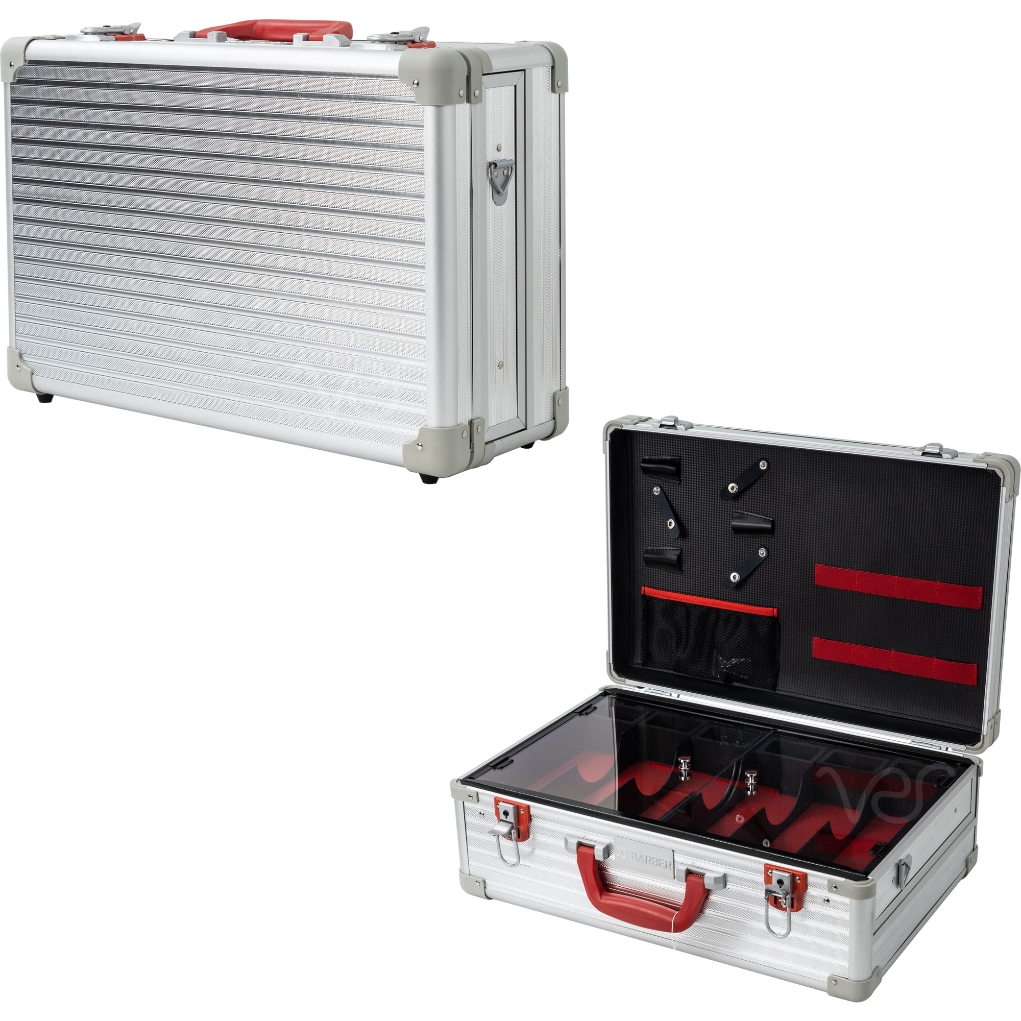 Anqidi Portable Professional Barber Case, Stylist Tool Organizer Box ...