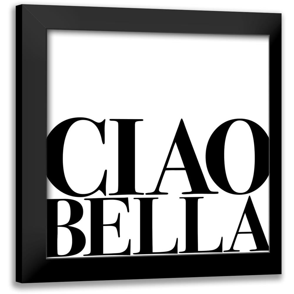 JC Designs 15x15 Black Modern Framed Museum Art Print Titled - In Black ...