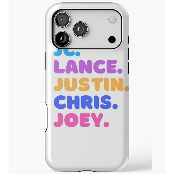 JC Lance Justin Chris Joey, NSYNC Member Names List H1419 Phone Case ...
