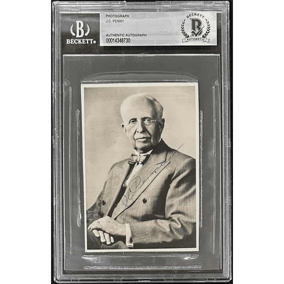 JC Penny James Cash Penny Signed Autographed Photograph Beckett ...