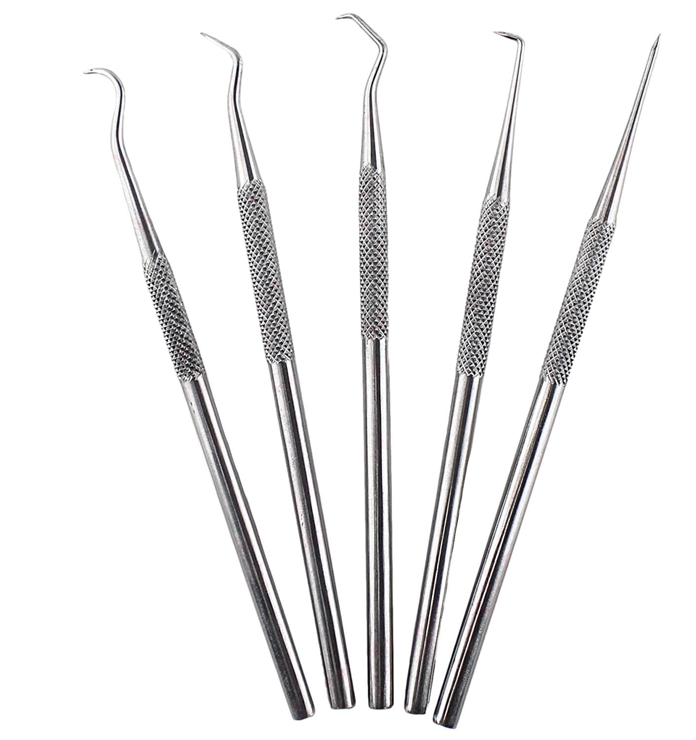 JC Performance - 5pc Solid Stainless Probe Picks A/C O-Ring Compression ...