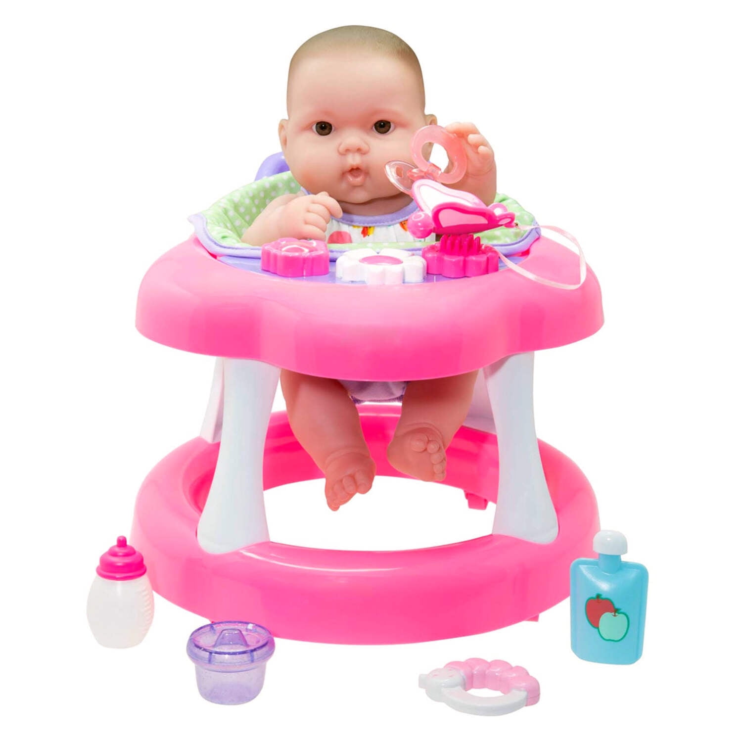JC Toys, Lots to Love Babies 14" All-Vinyl Baby Doll in Walker with ...