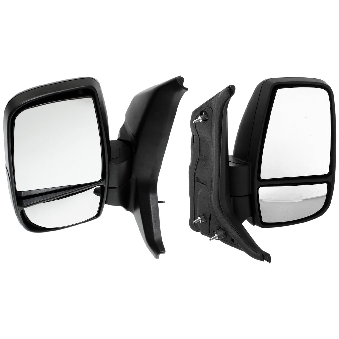 JC Whitney 2-Pack Mirror Pair Ford Trt-250, Textured Black, Driver ...