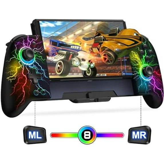 JC200 Controller - Hall Effect One- Joypad (No Drift, No Deadzone) with ...