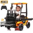 JCB 12V Kids Ride-On Forklift, Remote Control, 3 Speed, for Boys ...