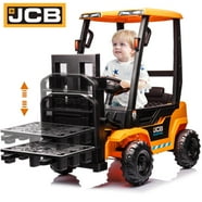 JCB 2 in 1 Kids Ride on Car Excavator & Bulldozer,Wisairt 12 V Battery ...