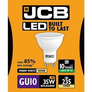Long Lasting JCB LED A60 Opal 6w Light Bulb, E27 2700k, Warm White ...