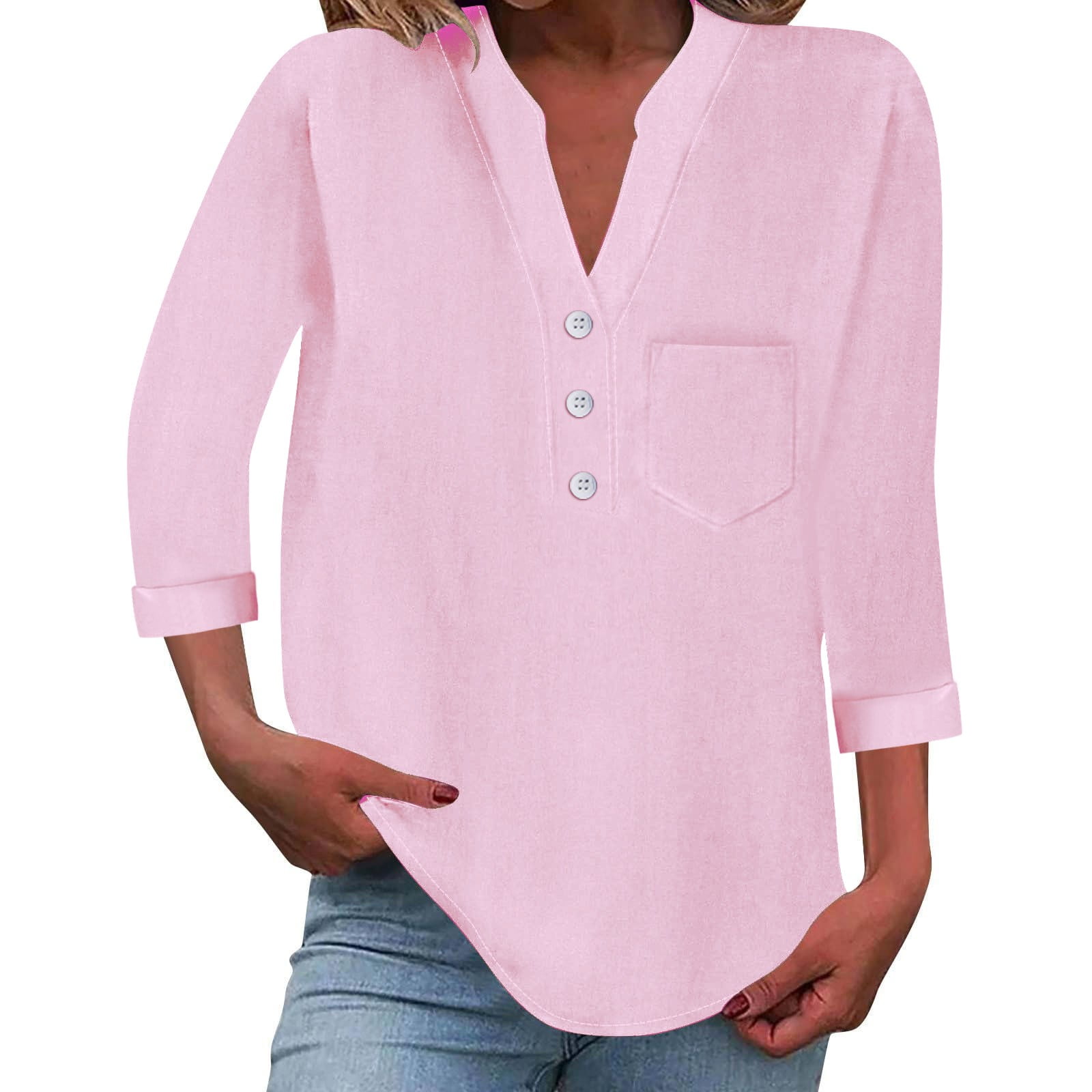 JCCXIN Blouses For Women Trendy Female Shirts For Everyday Wear Stylish ...