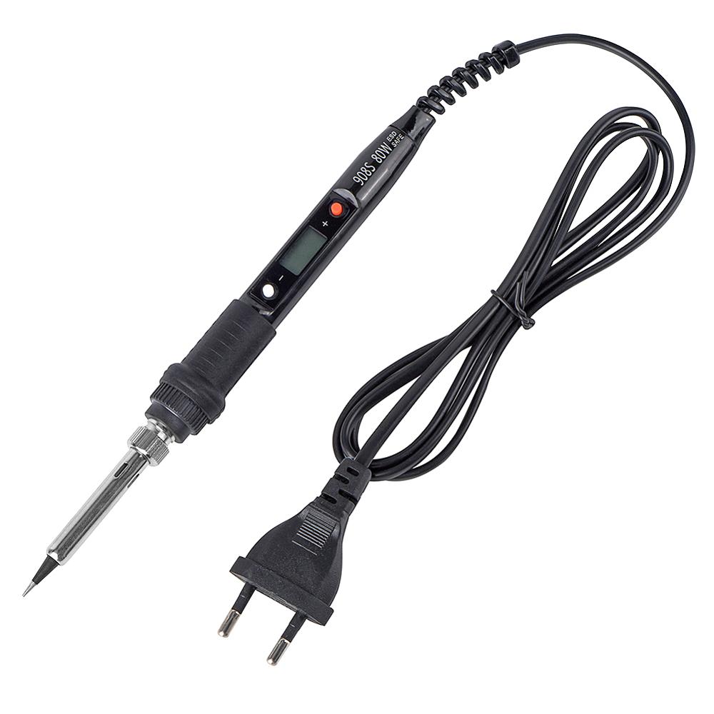 JCD 80W Digital Electric Soldering Iron Temperature Adjustable LCD ...