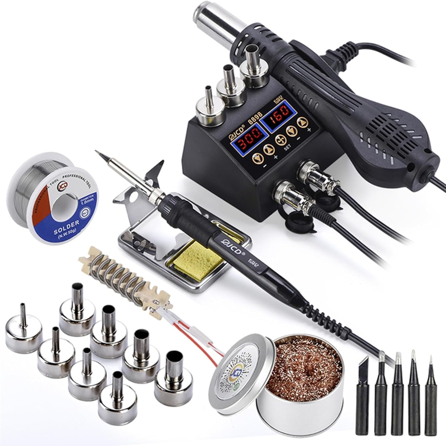 Customer reviews for JCD Soldering Iron Kit 2 in 1 Soldering Station ...