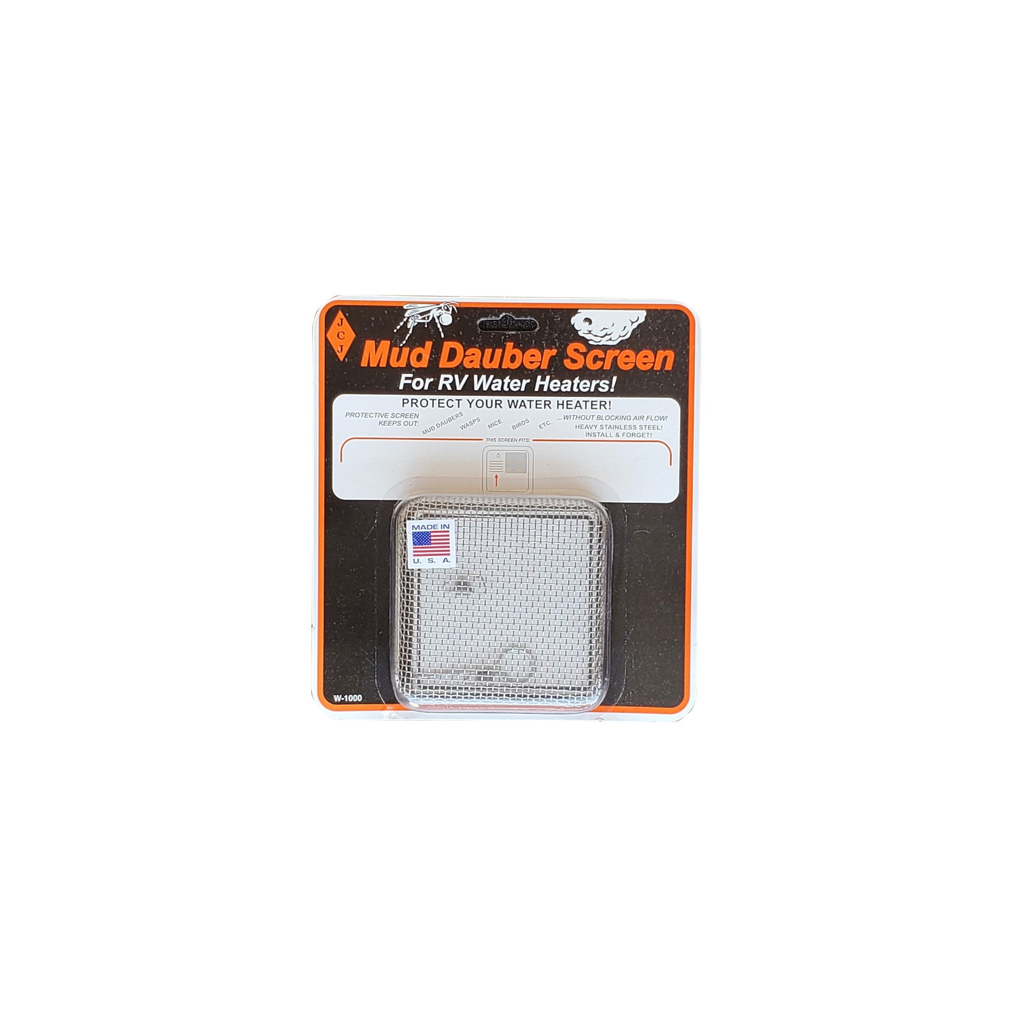 JCJ Enterprises W-1000 Mud Dauber Screen for Suburban Water Heaters ...