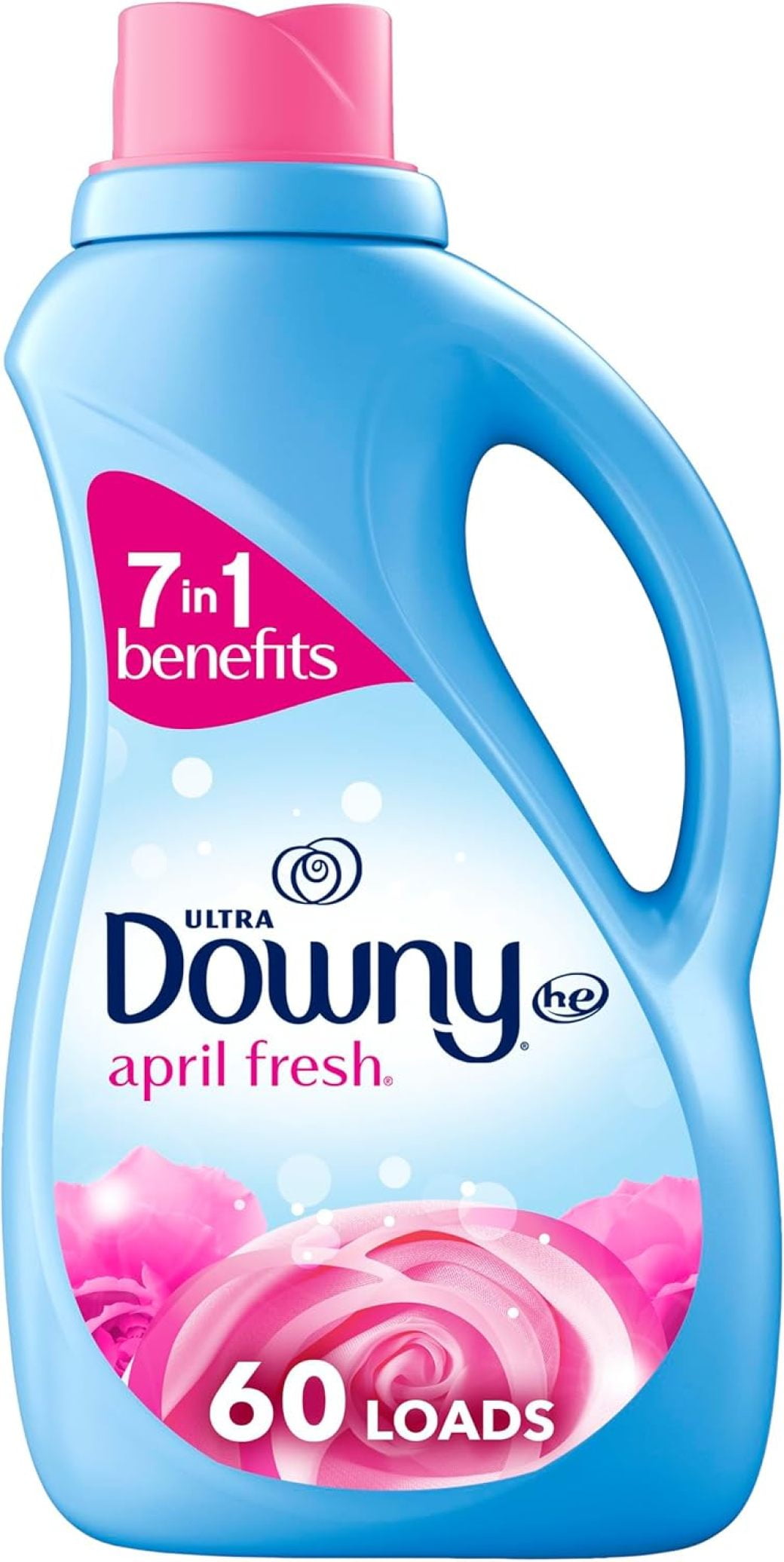 JCLP Ultra Laundry Liquid Fabric Softener (Fabric Conditioner), April Fresh, 44 fl oz, 60 Loads ...