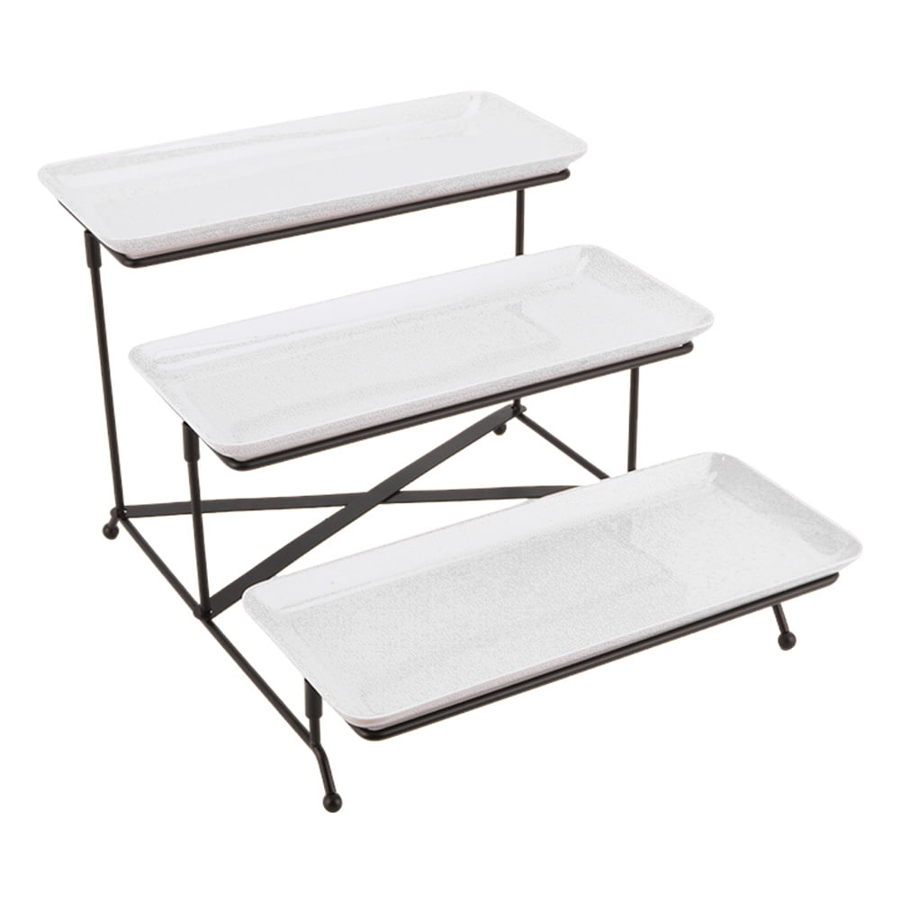 JCMZJ 3 Tier Serving Stand Porcelain Serving Platter Tier Serving Trays ...