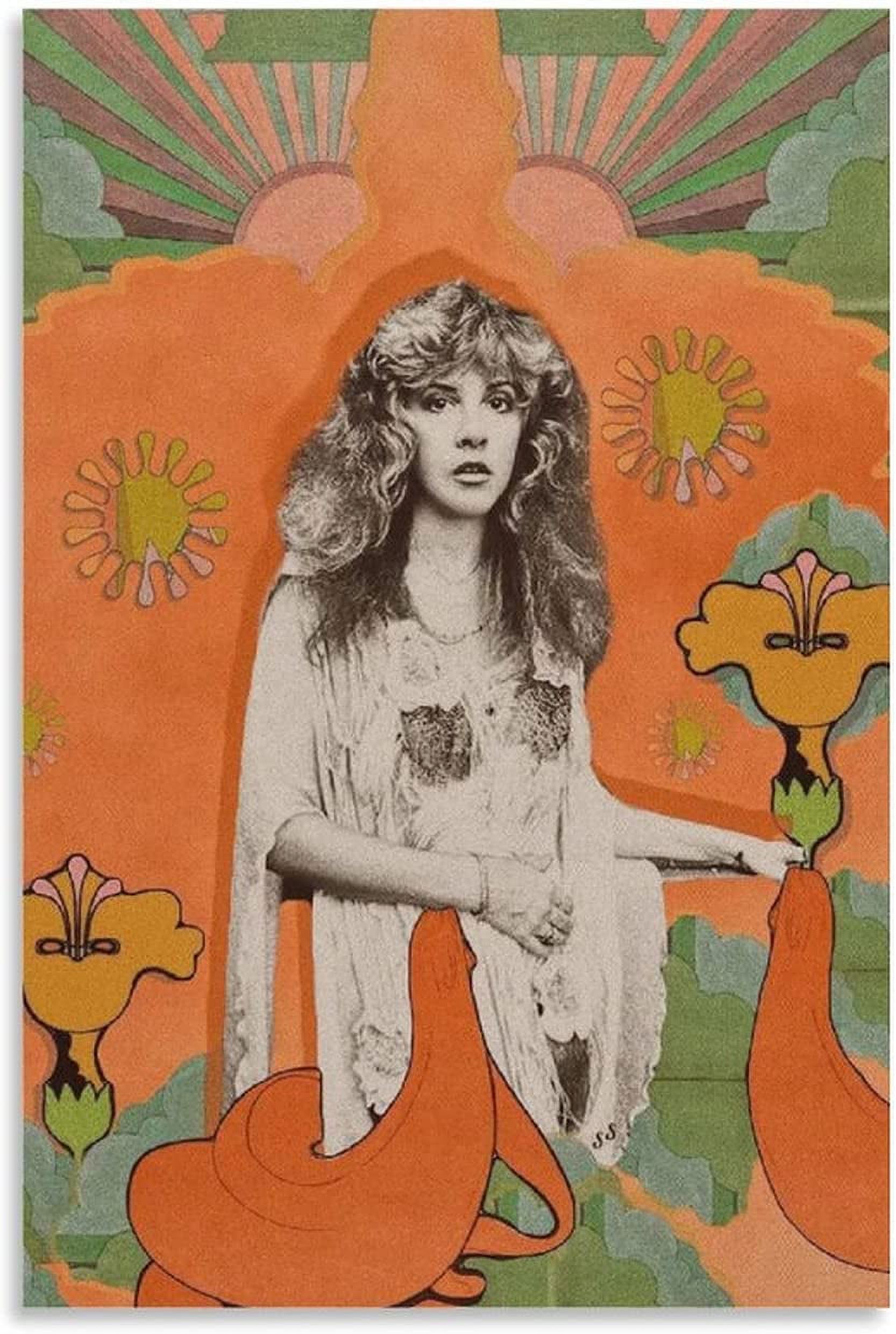 JCODE Fleetwood Stevie-Nicks Collage Poster Canvas Art Painting Decor ...