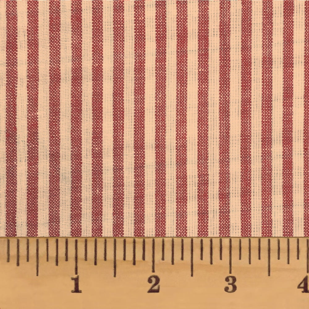 JCS Americana Red Stripe Homespun Cotton Fabric, 100% Material for ...