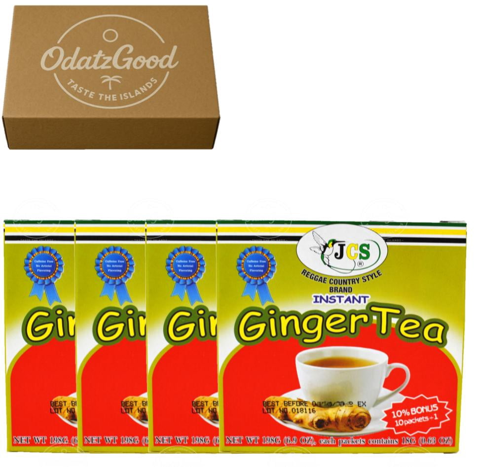 JCS Instant Ginger Tea 11Packets (198g) 4-Pack – Curated & Packaged by ...