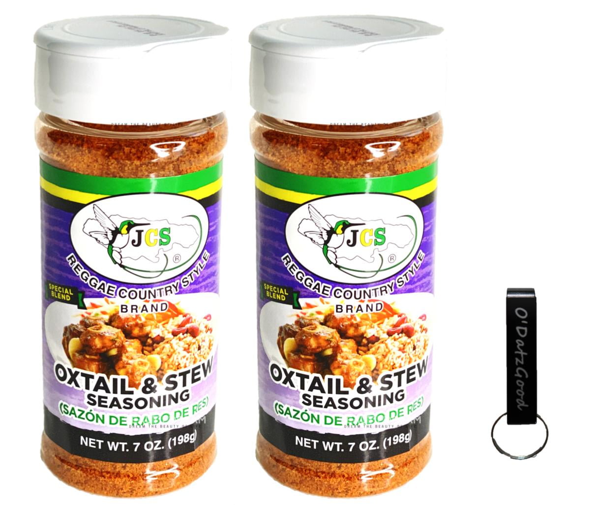 JCS Oxtail & Stew Seasoning 7 oz (198g) Pack of 2 Packaged w/ ODatzGood ...