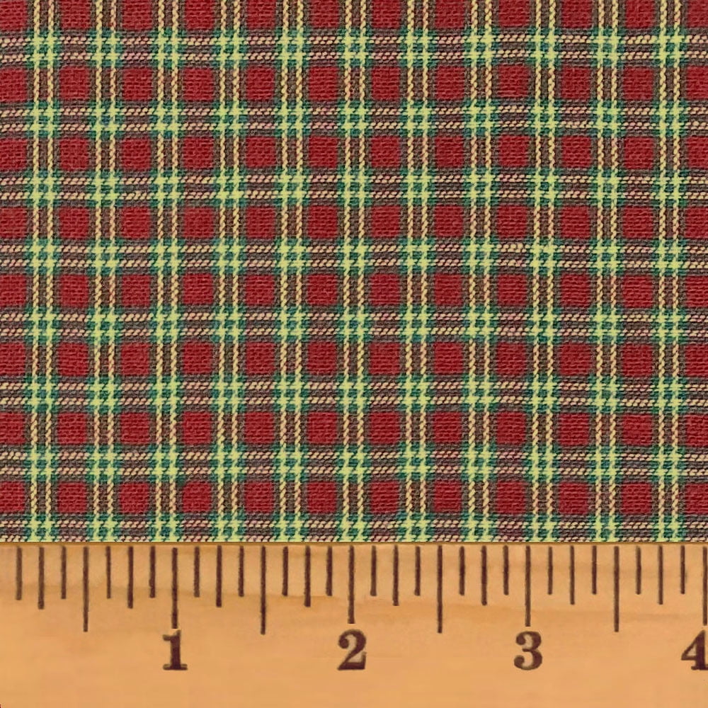 JCS Cabin Red Plaid Homespun Cotton Fabric Sold by the Yard - Walmart.com