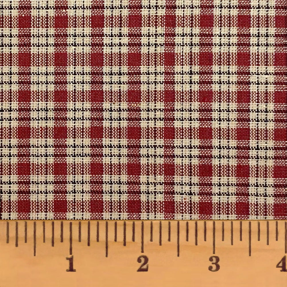 JCS Vintage Christmas 6 Plaid Homespun Cotton Fabric Sold by the Yard ...